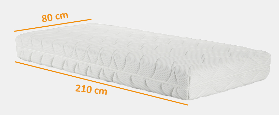 Matrassen 80x210 | Matras 80 x 210 cm kopen | Matras Factory